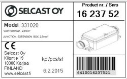 New Product Label (7/2015) - Selcast